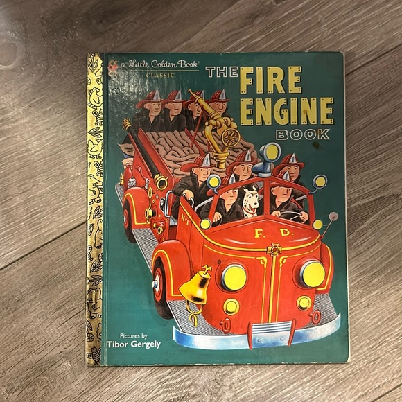 Other | The Fire Engine Book Tibor Gergely Little Golden Book Classic ...